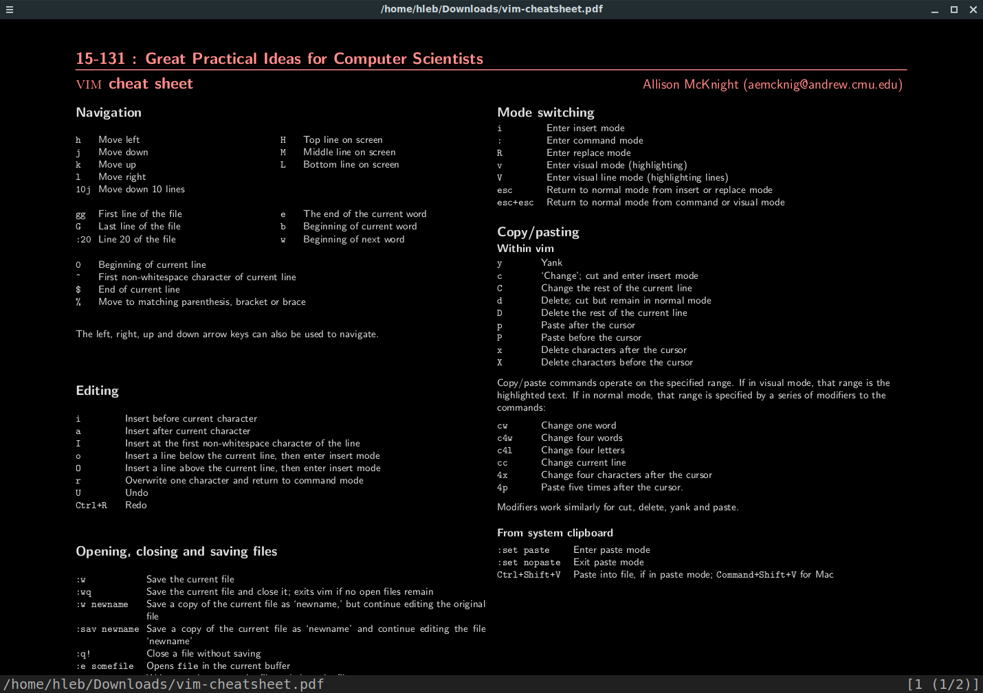 Zathura Cool PDF Viewer With Vim Bindings Hleb dev Zathura Cool PDF Viewer With Vim Bindings Hleb dev